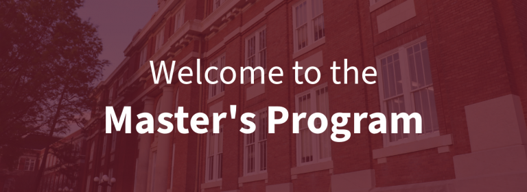 Master’s Program
